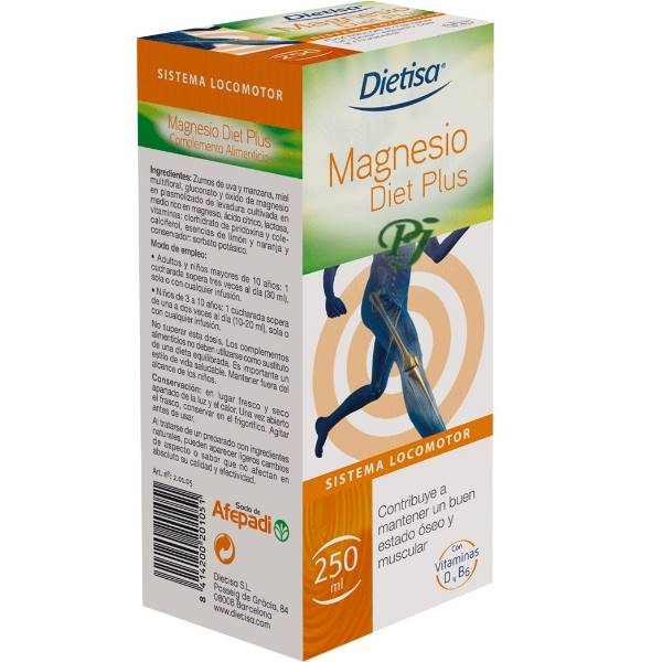 Magnesio Diet Plus Jarabe 250Ml - Dietisa - Naturcent