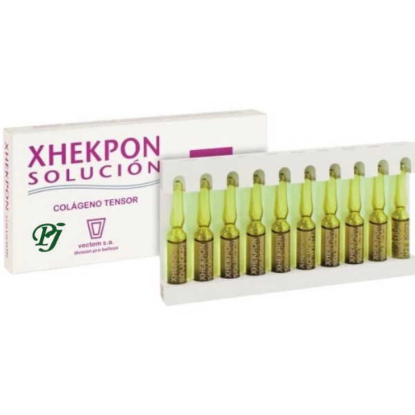 Xhekpon Solucion Uso Facial Ampollas 10X25Ml - Vectem - Naturcent