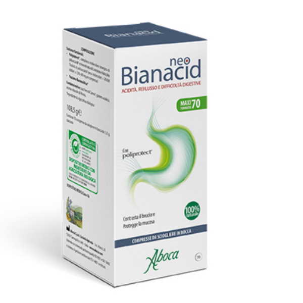 Bianacid Neo Acidez Reflujo 70 Comprimidos - Aboca - Naturcent