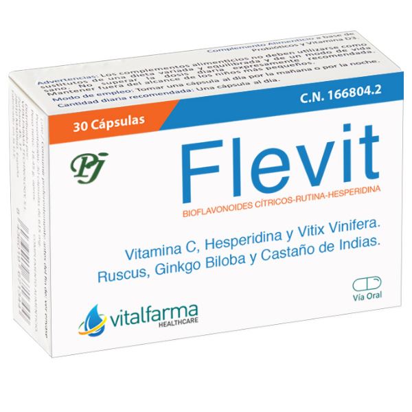 Flevit 30 Capsulas - Vitalfarma - Naturcent